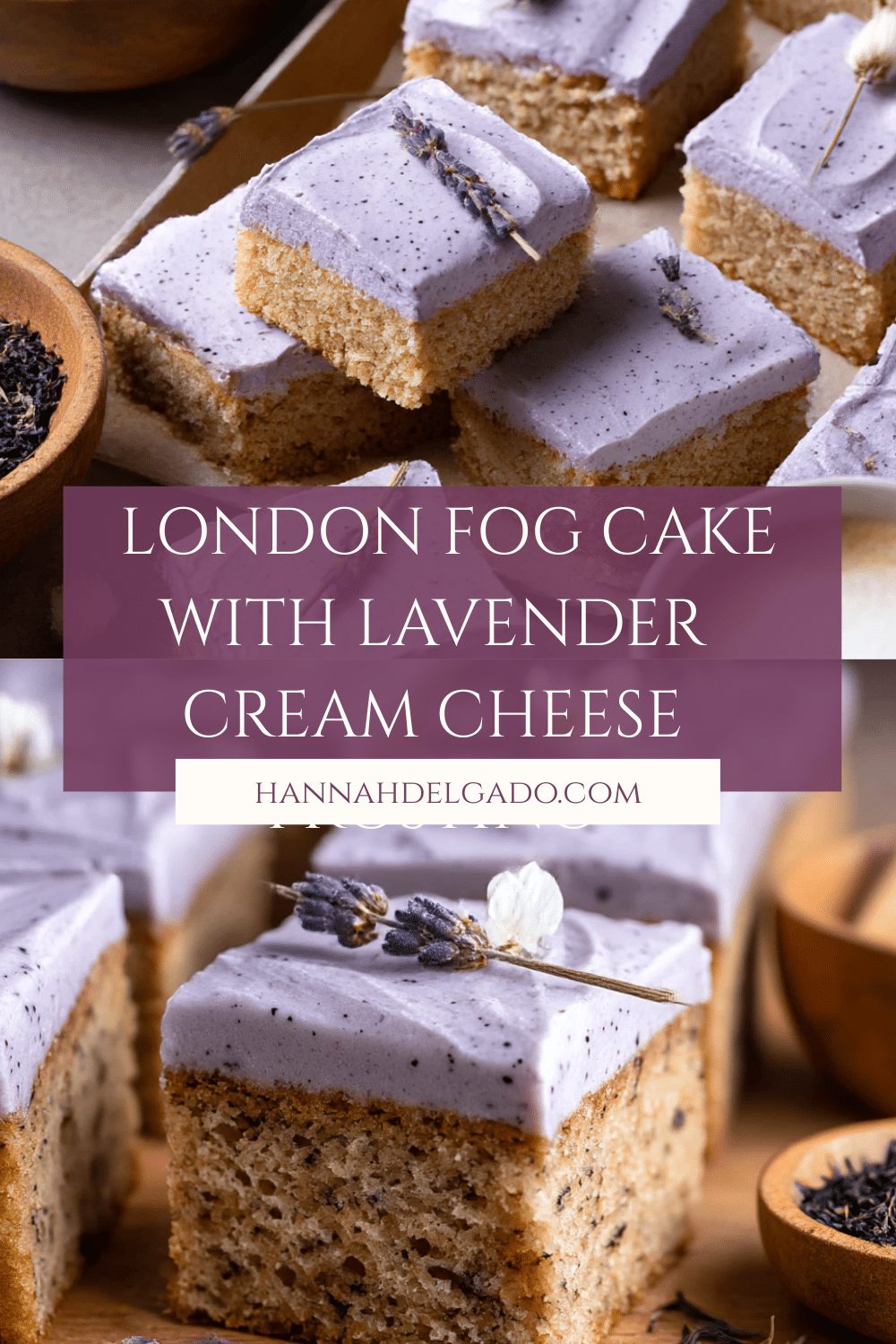 London Fog Cake – Elegant Earl Grey & Lavender Delight