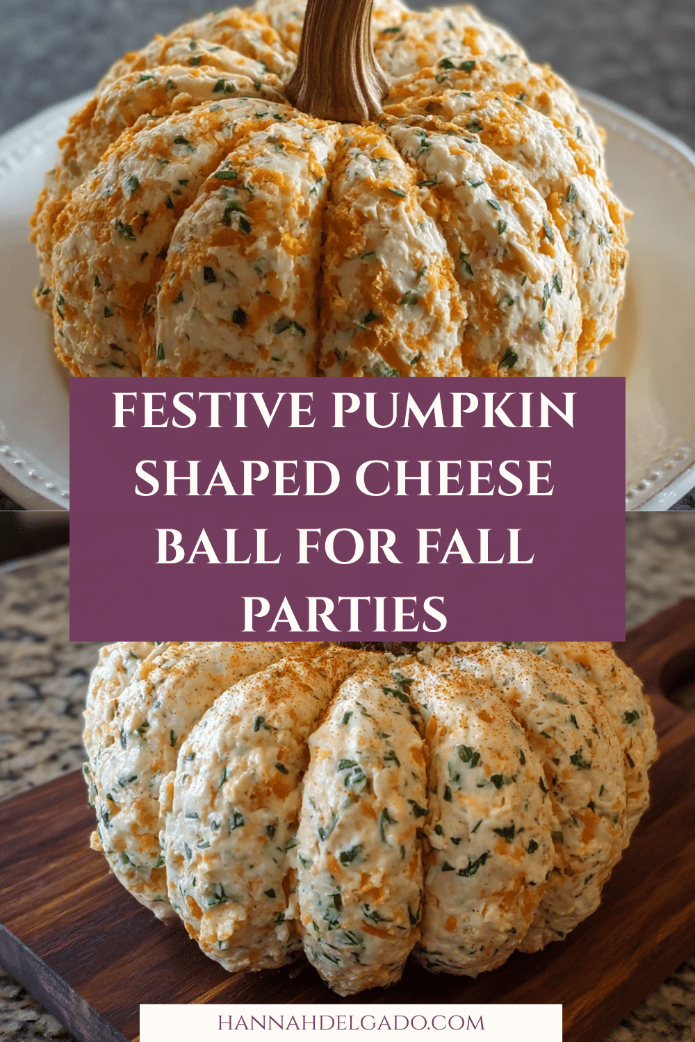 Pumpkin Shaped Cheese Ball: Festive & Flavorful Fall Appetizer