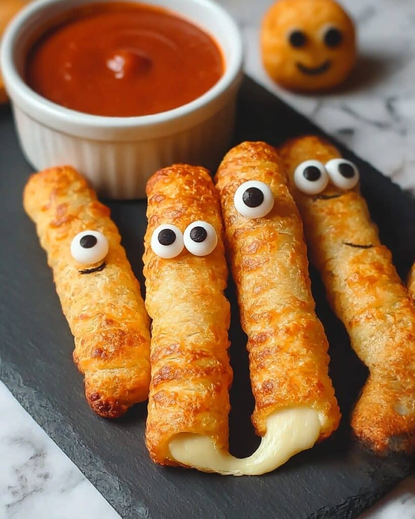 Mummy Mozzarella Sticks: Fun Halloween Party Snack