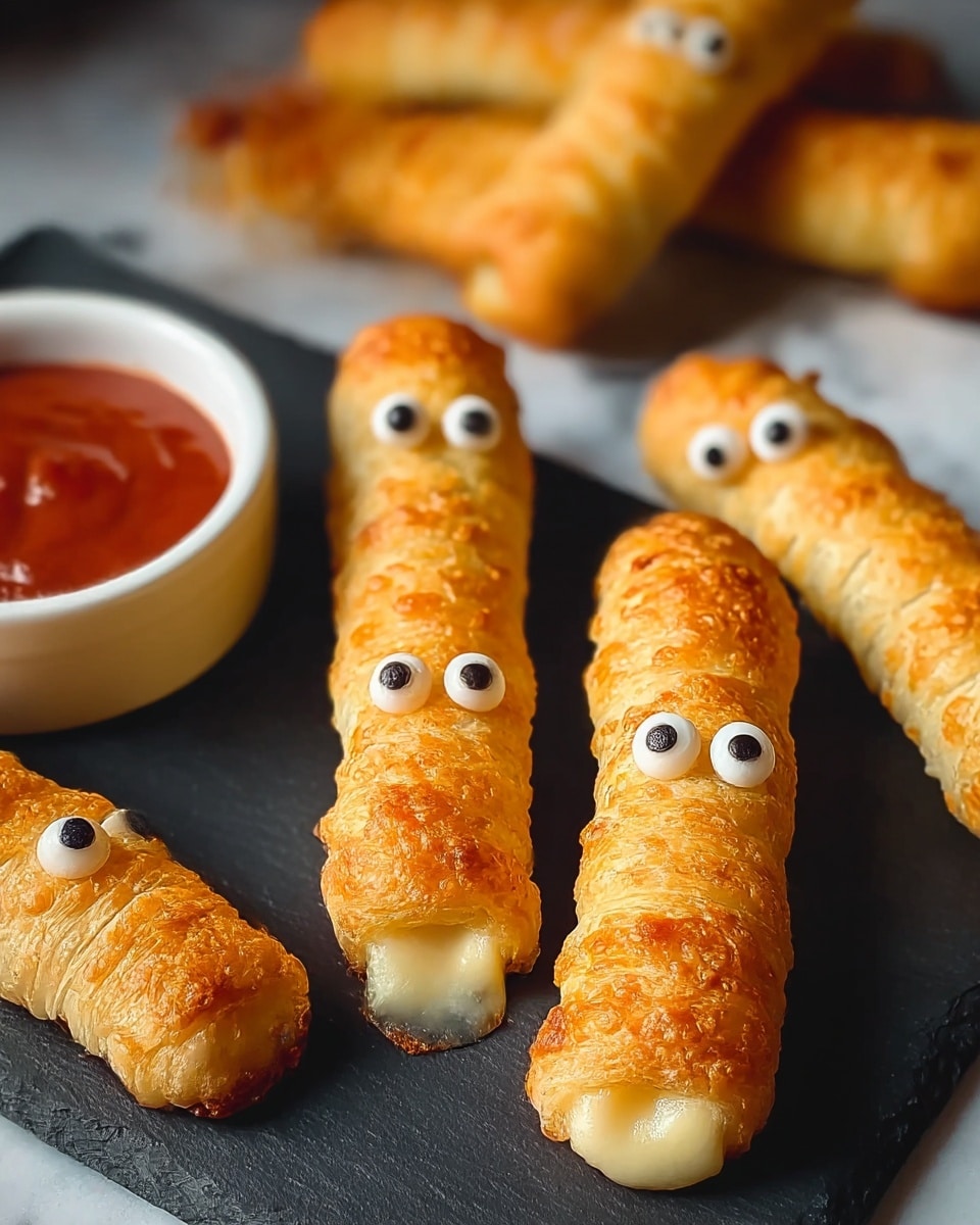 Mummy Mozzarella Sticks: Fun Halloween Party Snack