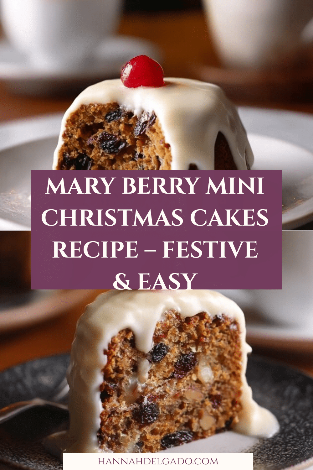 Mary Berry Mini Christmas Cakes - Festive Holiday Treats