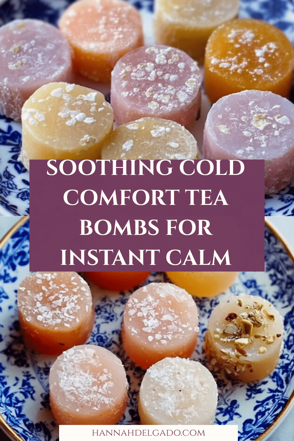 Cold Comfort Tea Bombs: Relaxing Herbal Tea Cubes & Wellness